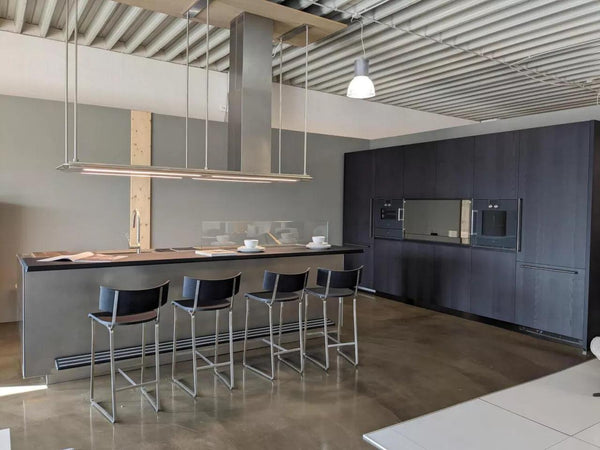 Arclinea Kitchen Arclinea Convivium Wood Stainless Steel NTF Black ASH ...